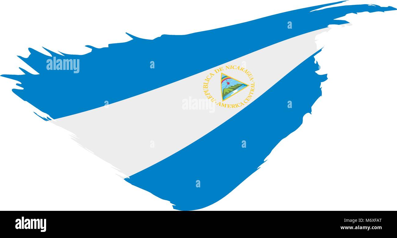 Nicaragua flag, vector illustration Stock Vector Image & Art - Alamy