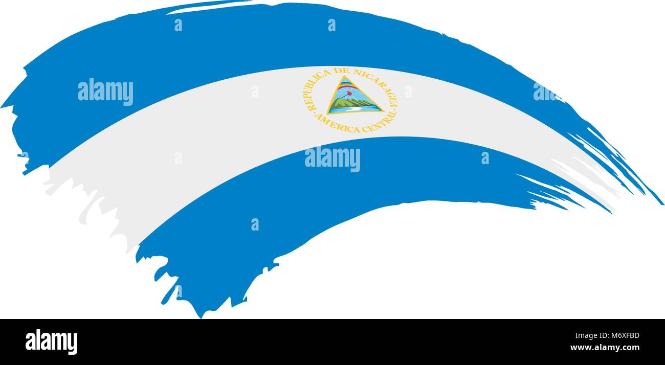 Nicaragua flag, vector illustration Stock Vector Image & Art - Alamy