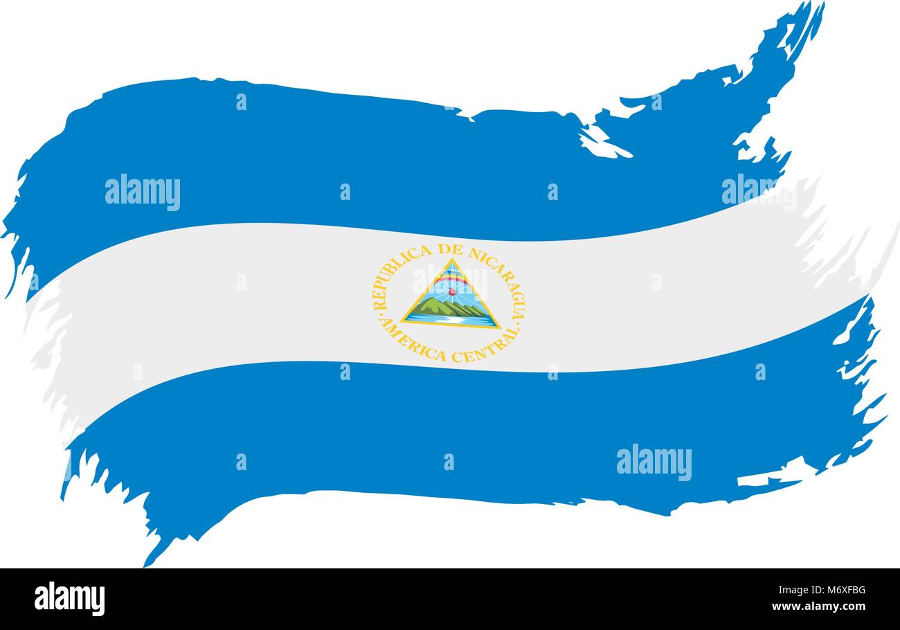 Nicaragua flag, vector illustration Stock Vector Image & Art - Alamy