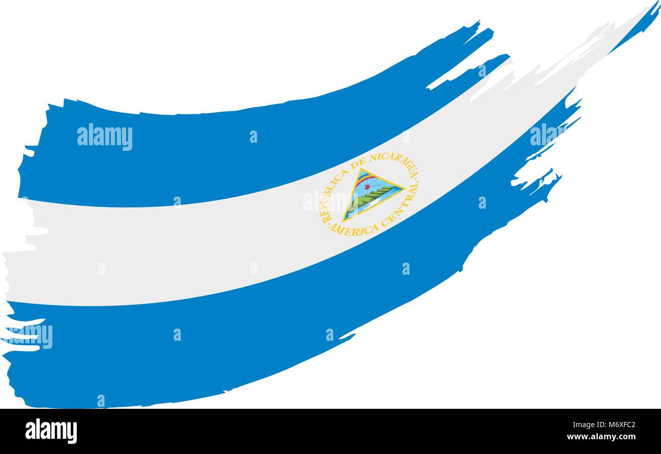 Nicaragua flag, vector illustration Stock Vector Image & Art - Alamy