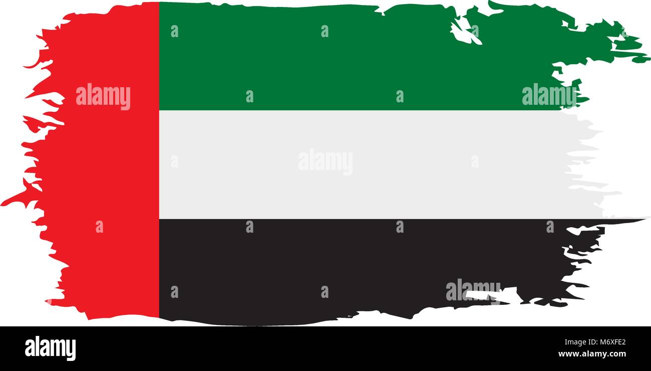 United Arab Emirates flag, vector illustration Stock Vector Image & Art ...