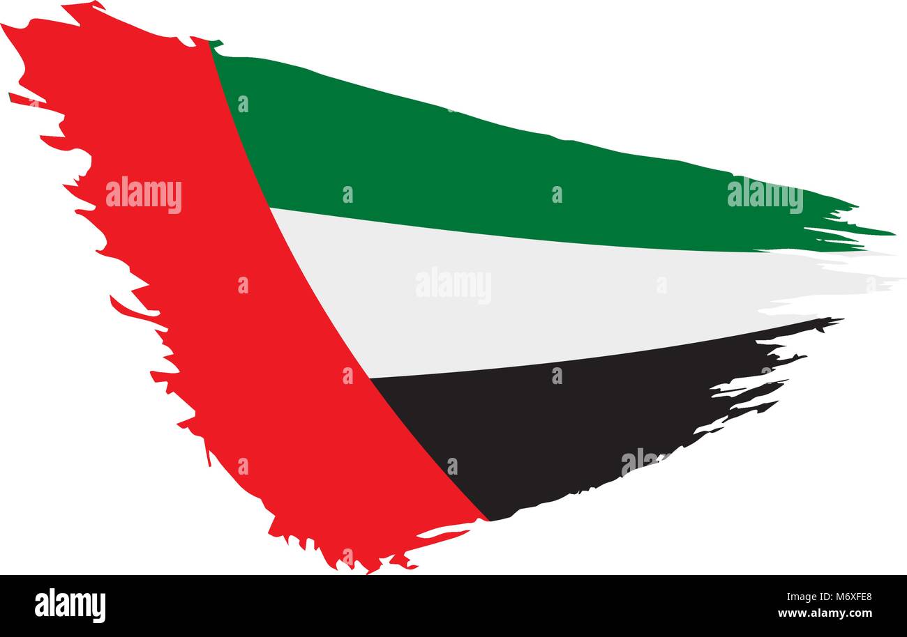 United Arab Emirates flag, vector illustration Stock Vector Image & Art ...