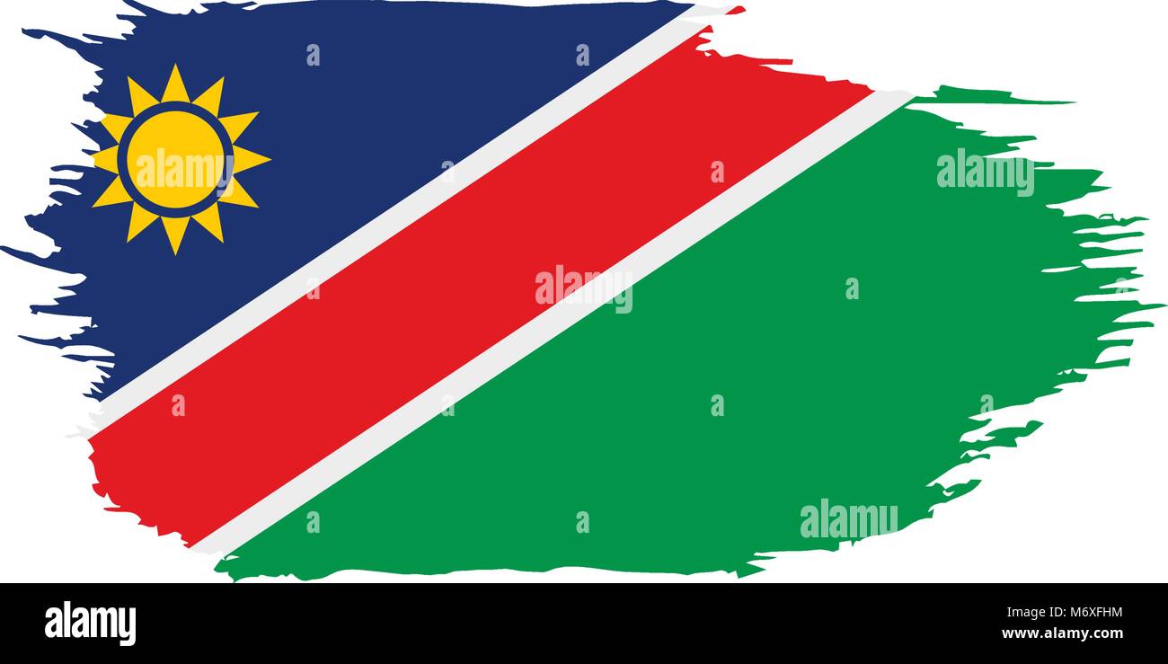 Namibia flag, vector illustration Stock Vector Image & Art - Alamy