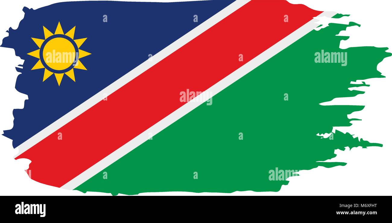 Namibia flag, vector illustration Stock Vector Image & Art - Alamy