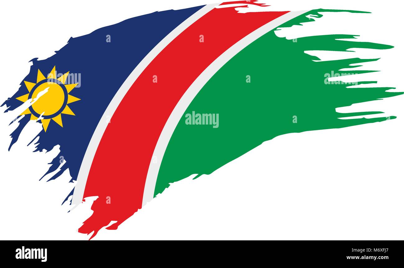 Namibia flag, vector illustration Stock Vector Image & Art - Alamy