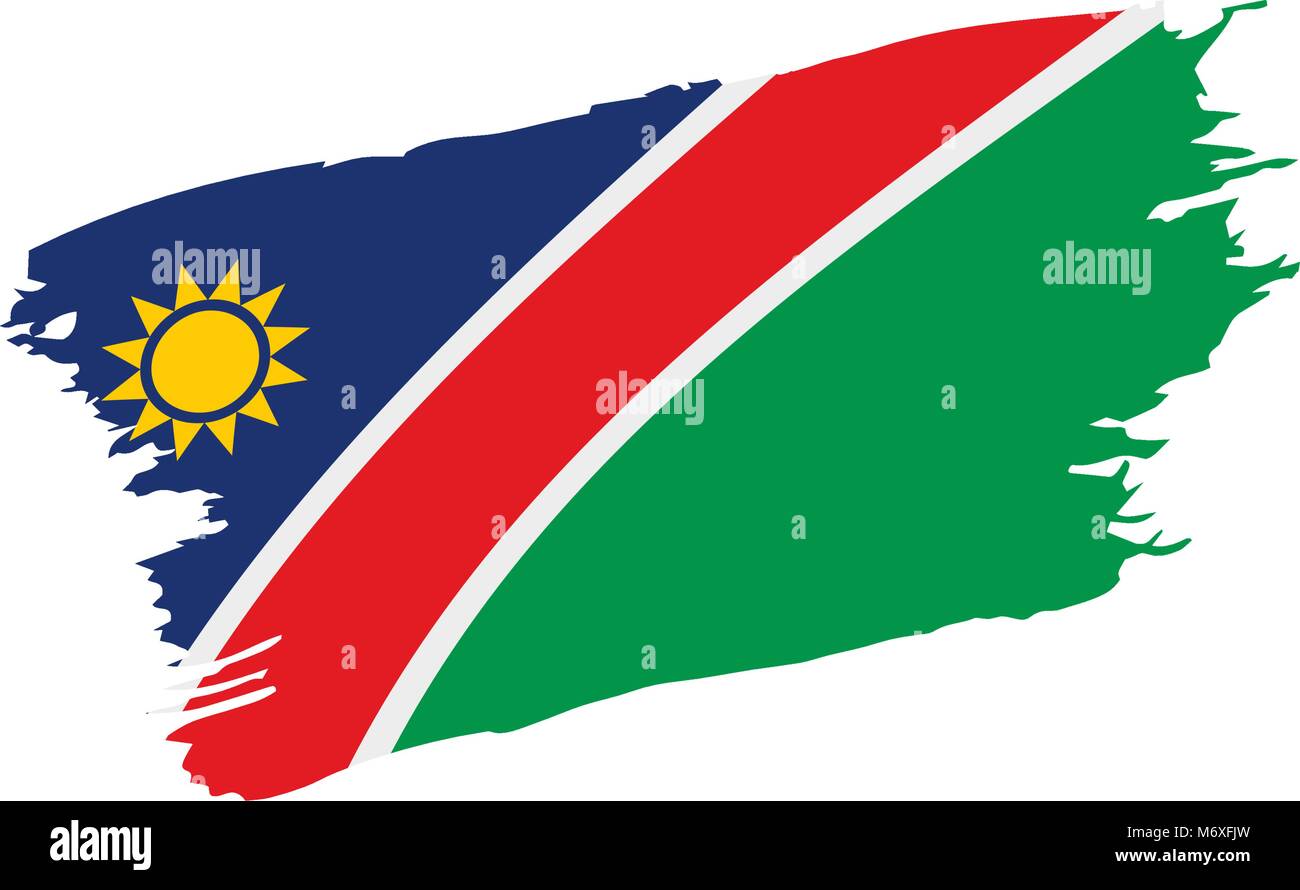 Namibia flag, vector illustration Stock Vector Image & Art - Alamy