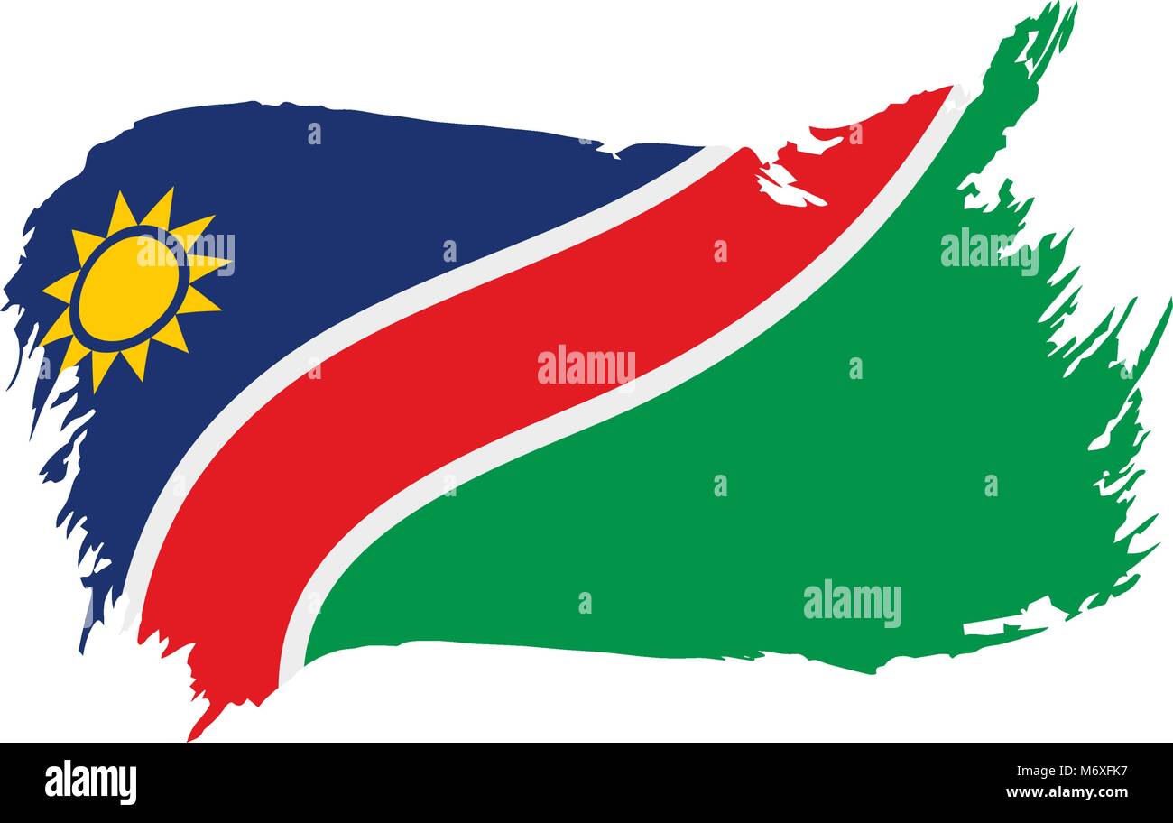 Namibia flag, vector illustration Stock Vector Image & Art - Alamy