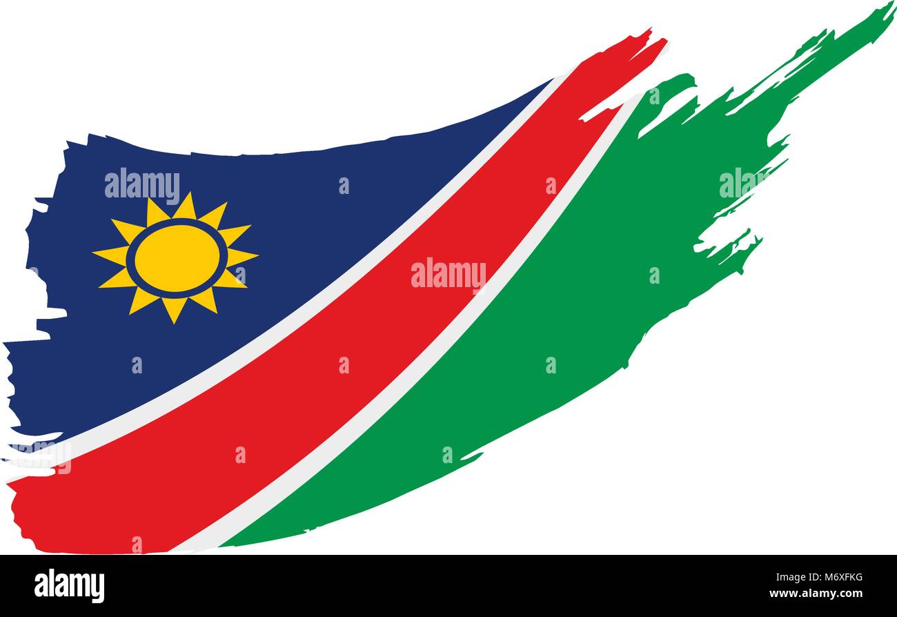 Namibia flag, vector illustration Stock Vector Image & Art - Alamy