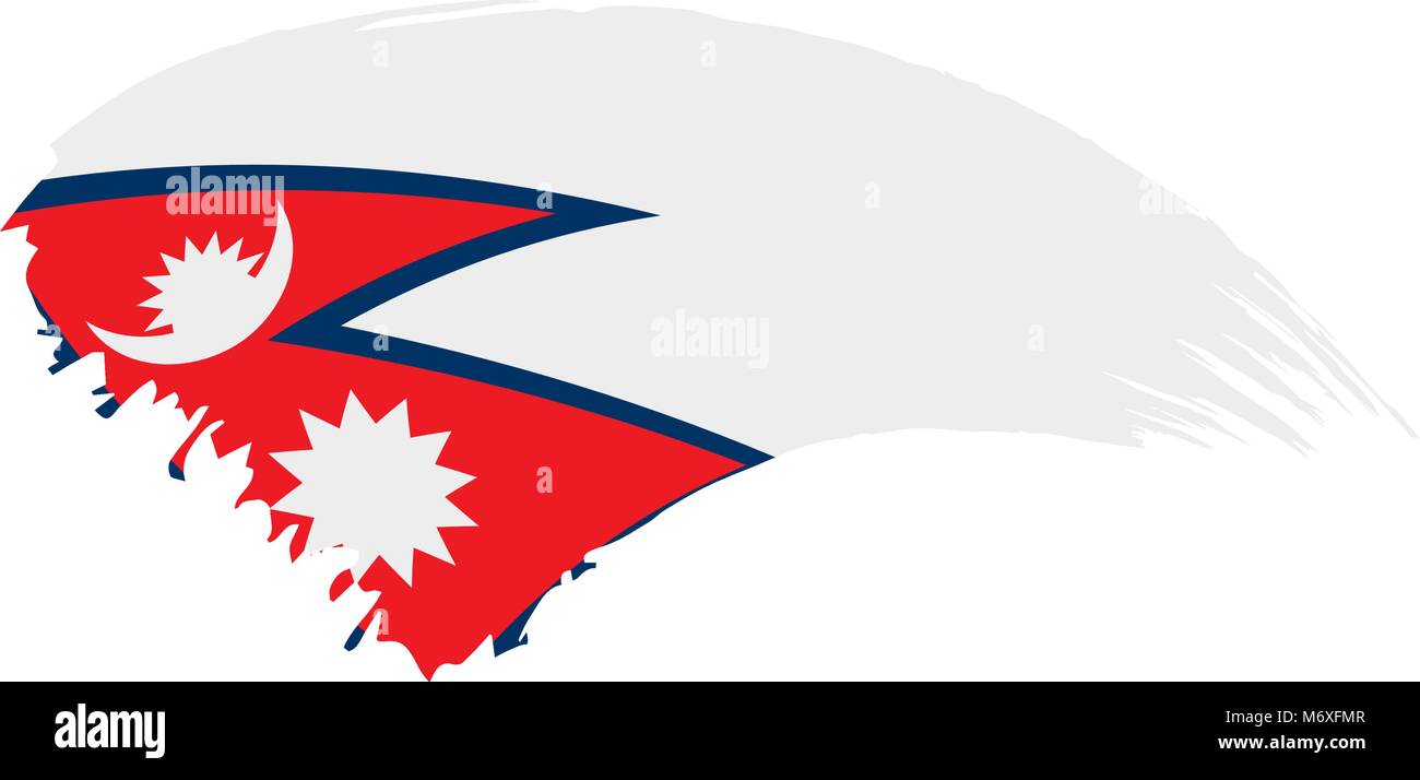 Nepal flag, vector illustration Stock Vector Image & Art - Alamy