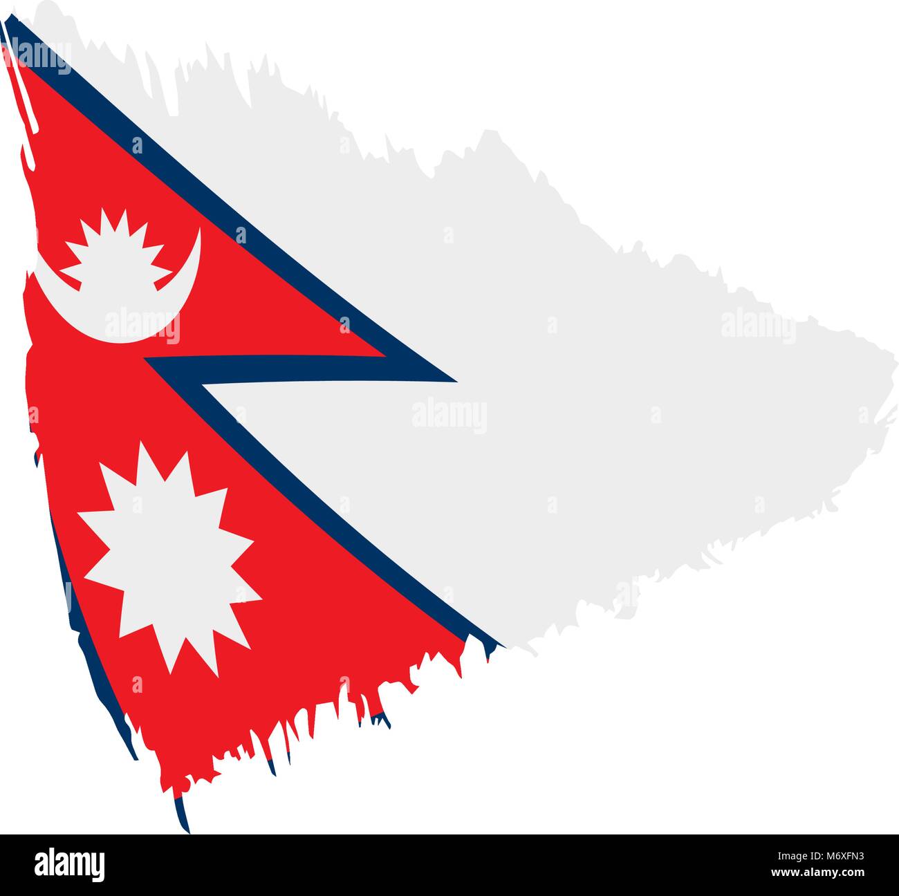Nepal flag, vector illustration Stock Vector Image & Art - Alamy