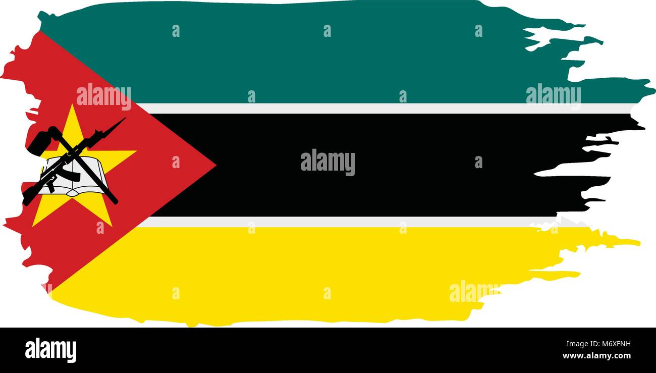 Mozambique flag, vector illustration Stock Vector Image & Art - Alamy