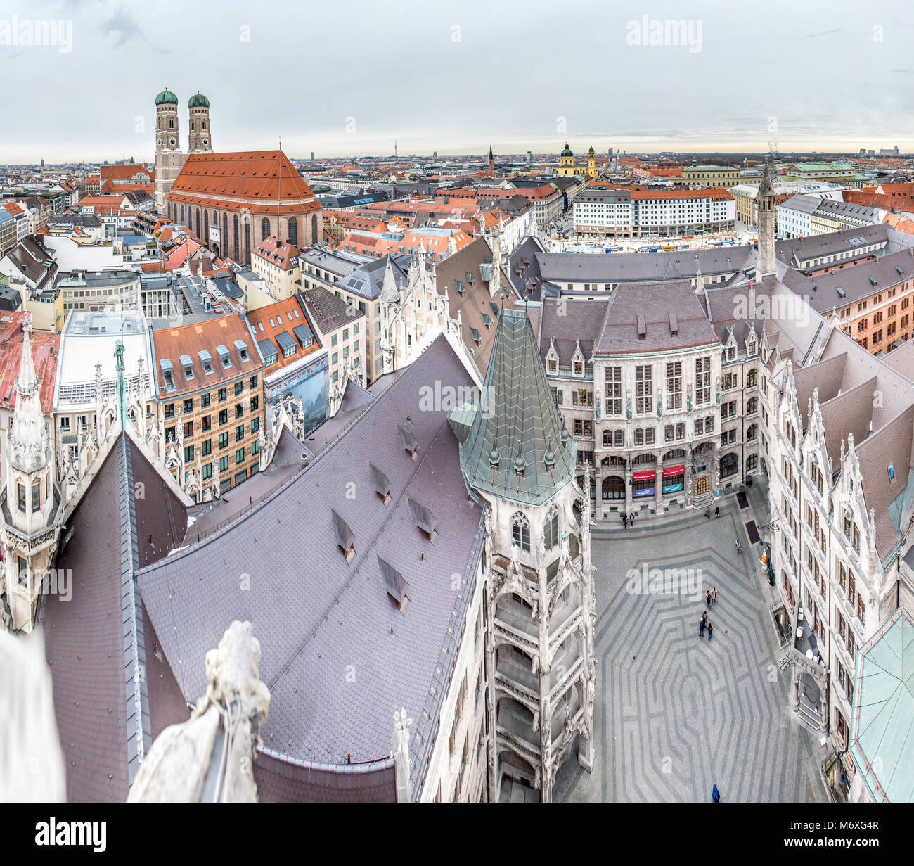 Aerial view of the city of Munich, Germany Stock Photo - Alamy