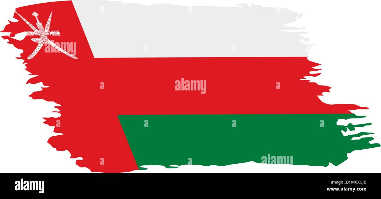 Oman flag, vector illustration Stock Vector Image & Art - Alamy