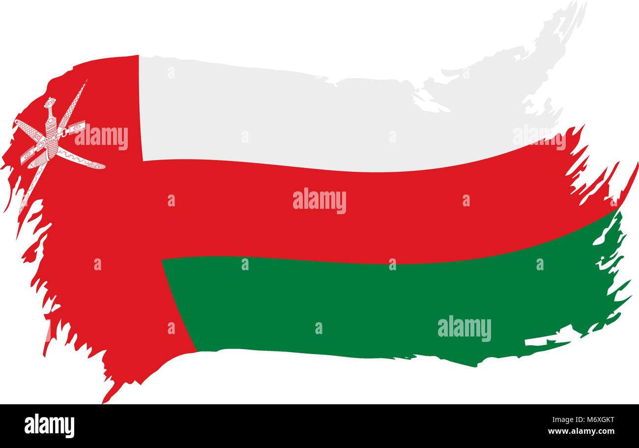 Oman flag, vector illustration Stock Vector Image & Art - Alamy