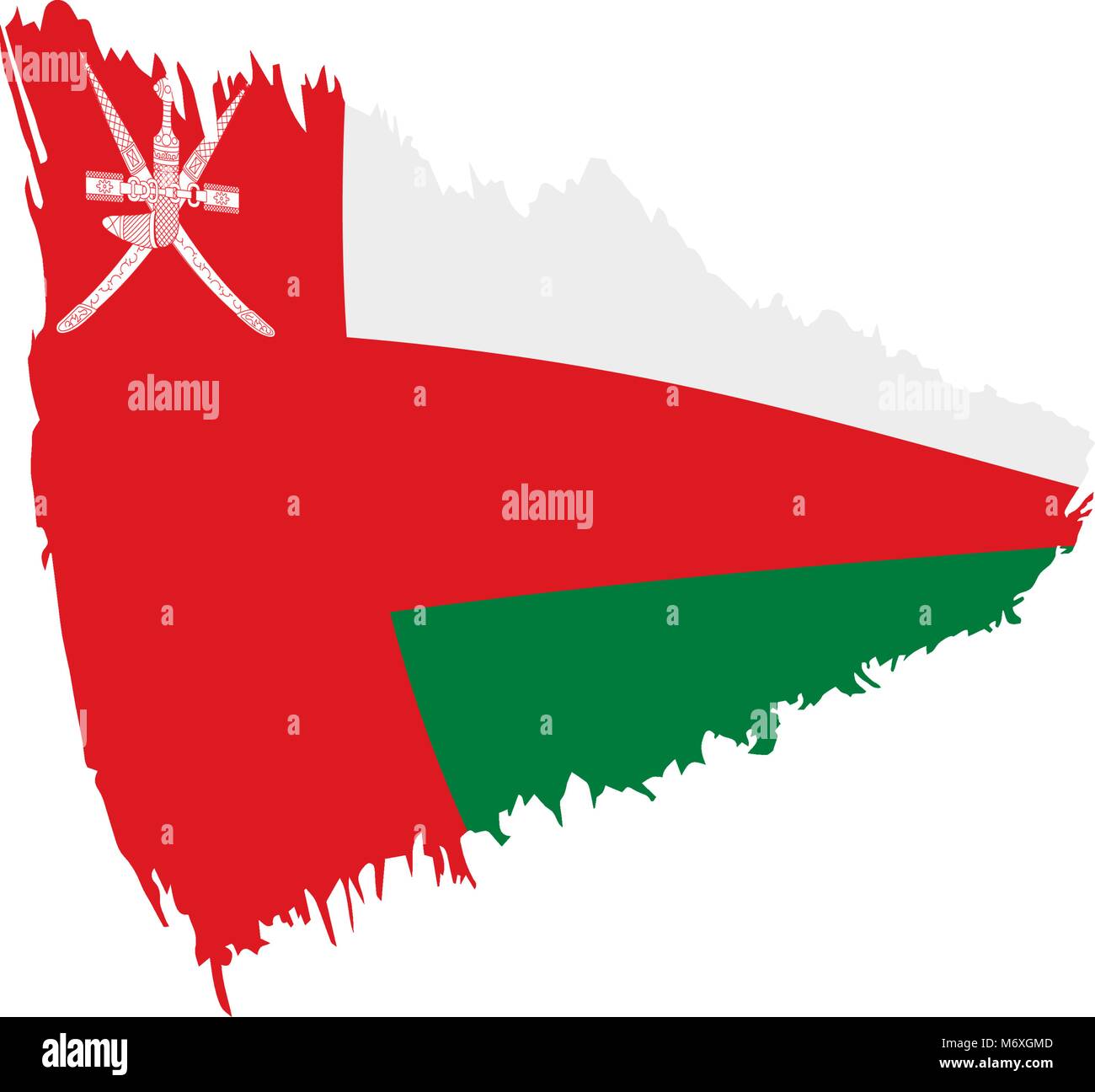 Oman flag, vector illustration Stock Vector Image & Art - Alamy