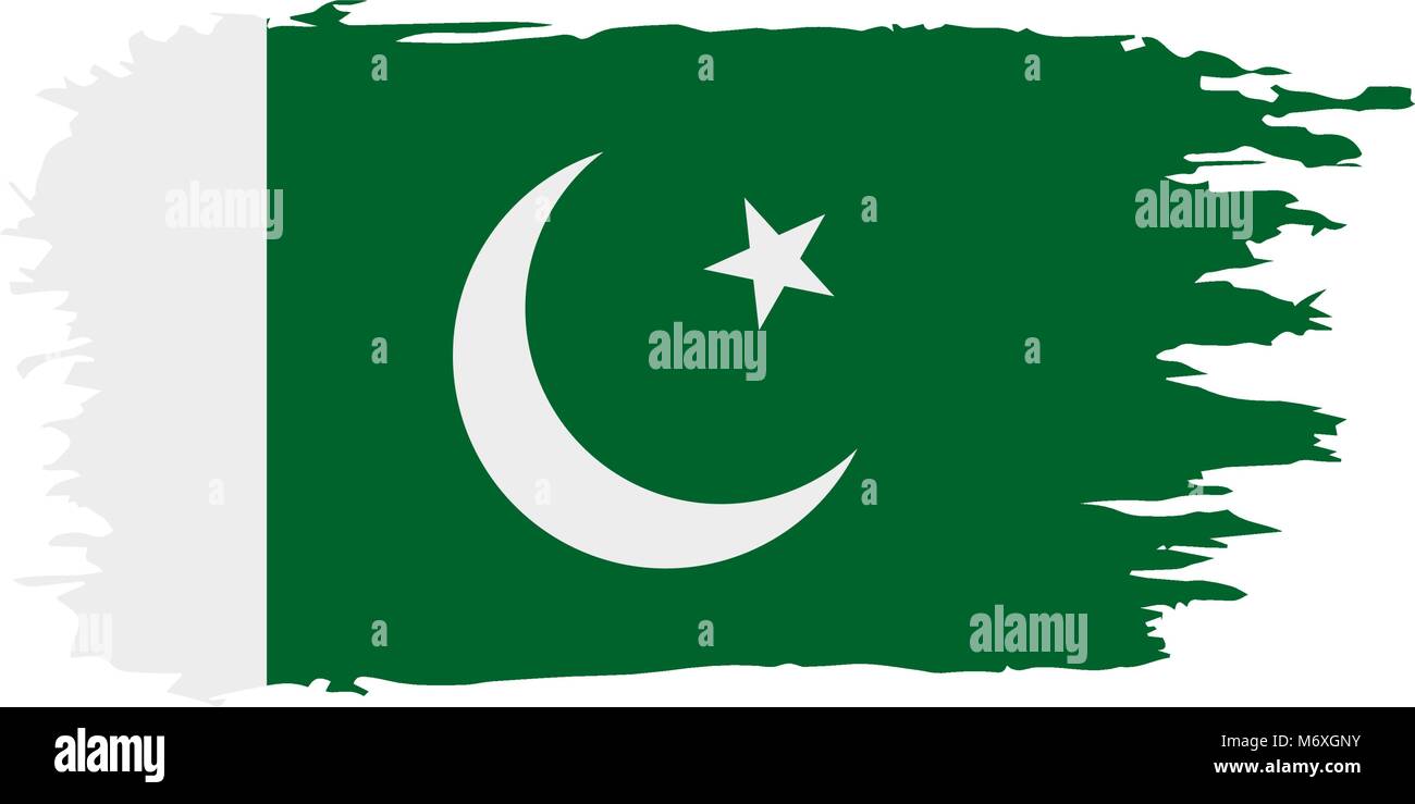 Pakistan flag, vector illustration Stock Vector Image & Art - Alamy