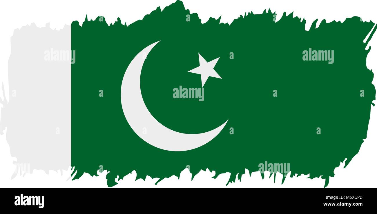 Pakistan flag, vector illustration Stock Vector Image & Art - Alamy