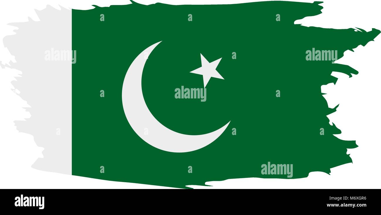 Pakistan flag, vector illustration Stock Vector Image & Art - Alamy