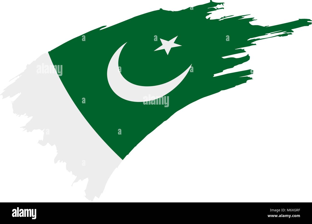 Pakistan flag, vector illustration Stock Vector Image & Art - Alamy