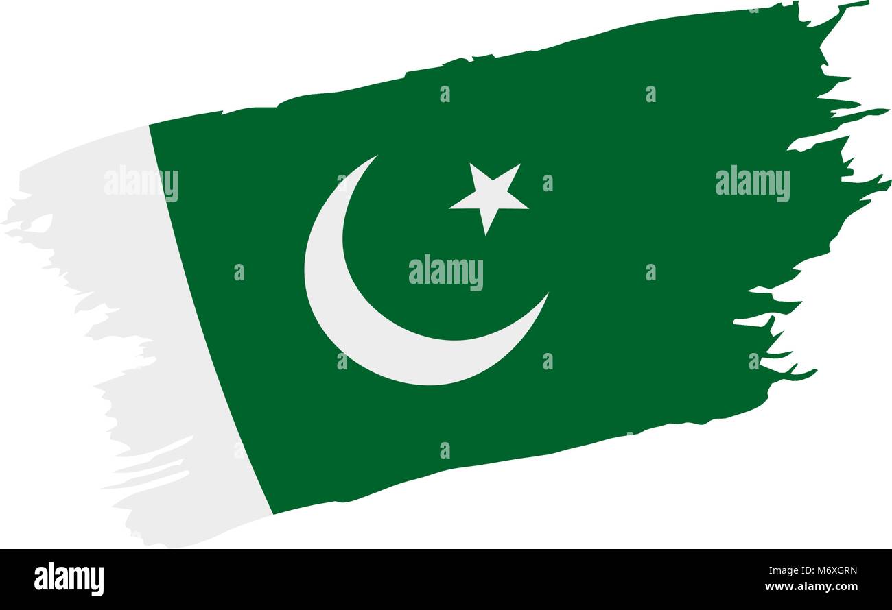 Pakistan flag, vector illustration Stock Vector Image & Art - Alamy
