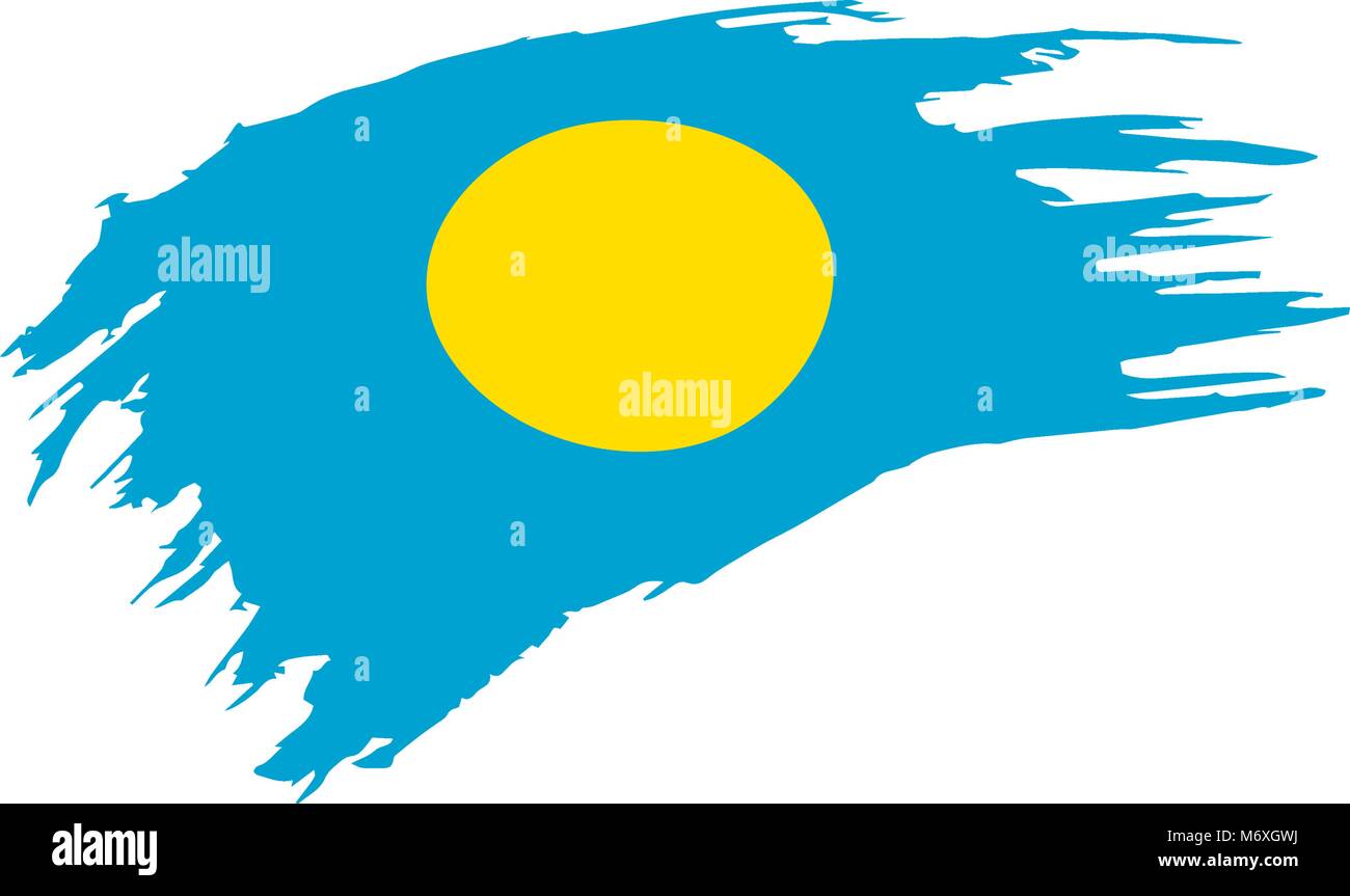 Palau flag, vector illustration Stock Vector Image & Art - Alamy