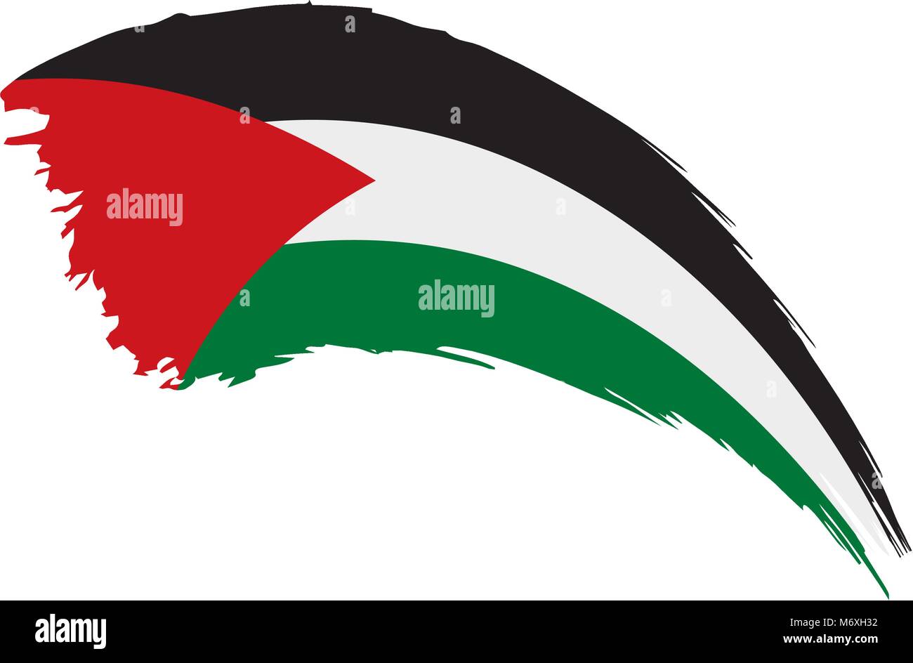 Palestine flag, vector illustration Stock Vector Image & Art - Alamy