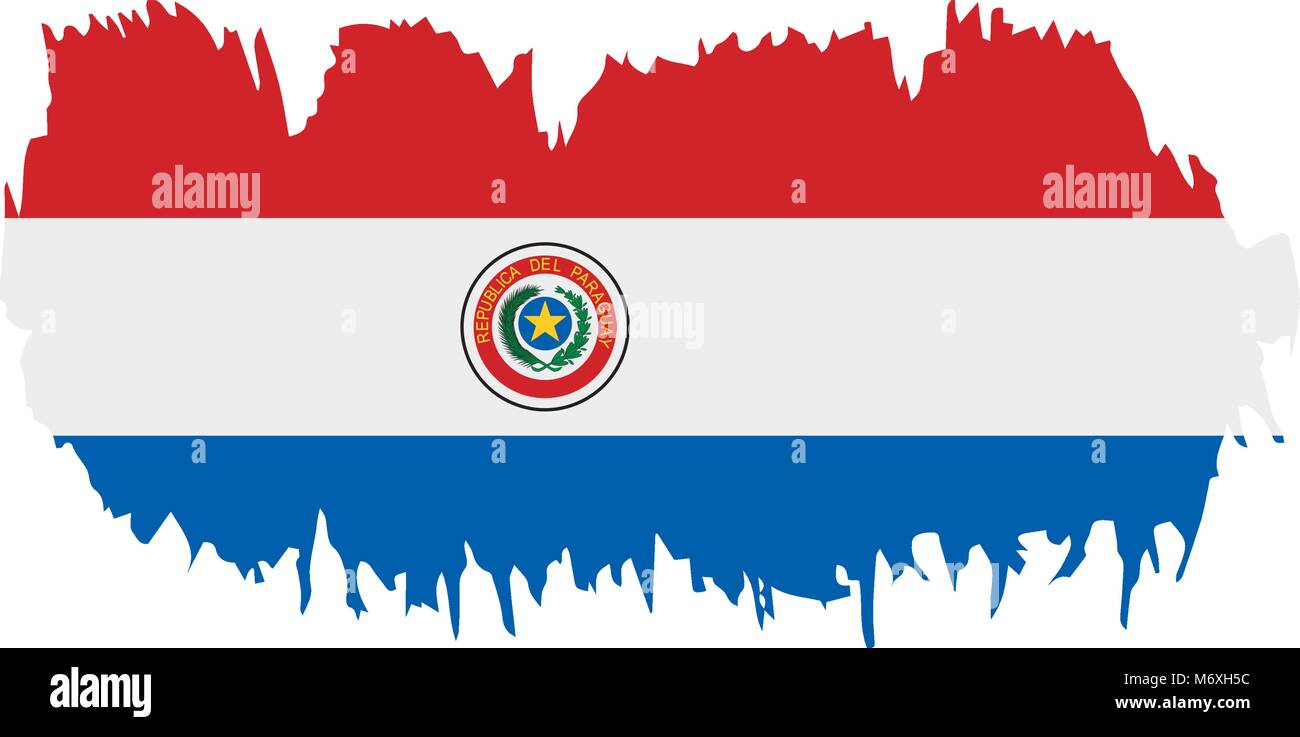 Paraguay flag, vector illustration Stock Vector Image & Art - Alamy