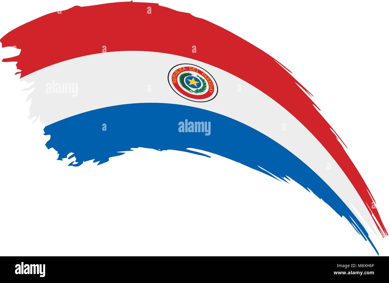 Paraguay flag, vector illustration Stock Vector Image & Art - Alamy