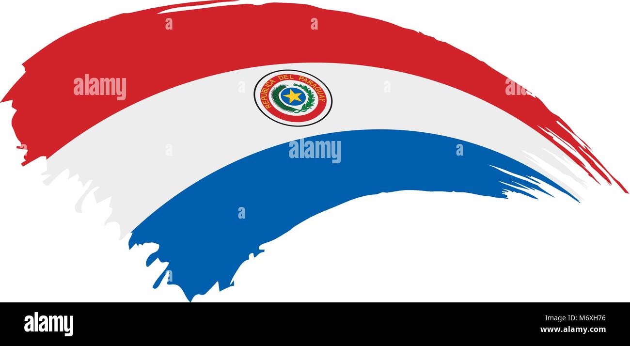 Paraguay flag, vector illustration Stock Vector Image & Art - Alamy