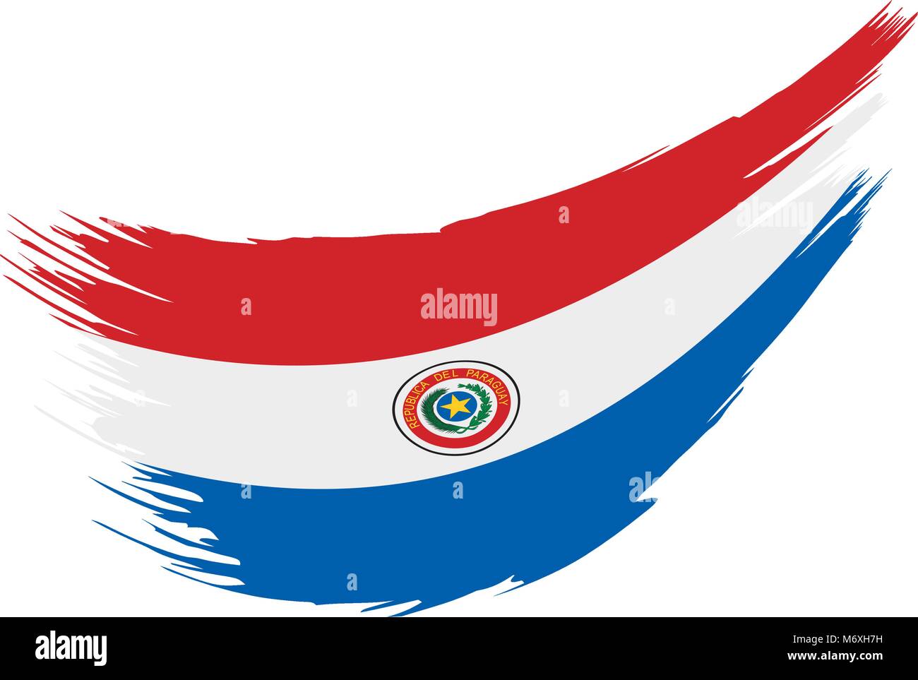Paraguay flag, vector illustration Stock Vector Image & Art - Alamy