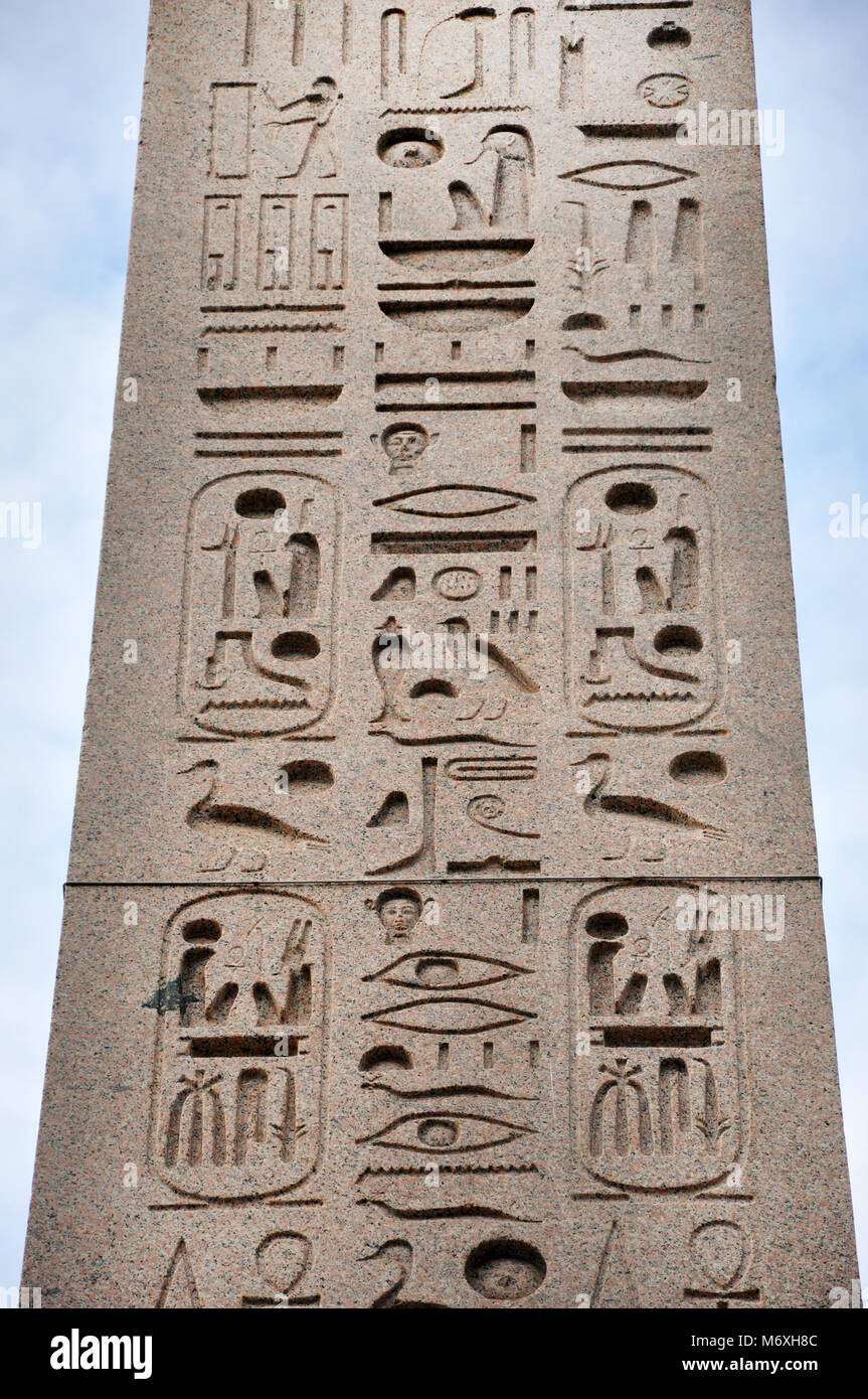 Egyptian hieroglyph. The Flaminio Obelisk is an ancient Egyptian ...