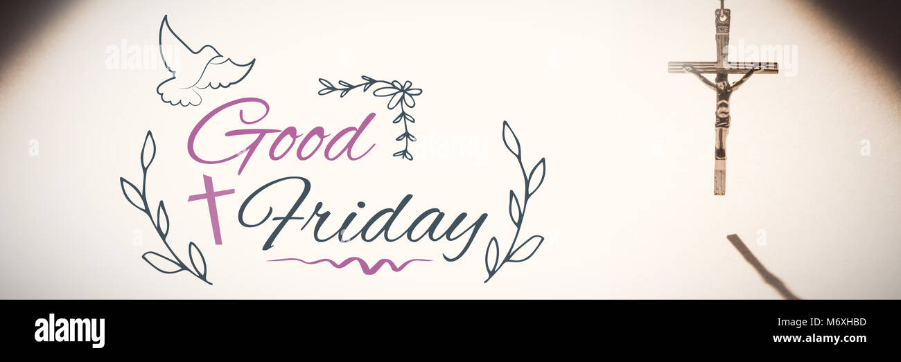 Composite image of easter message Stock Photo - Alamy