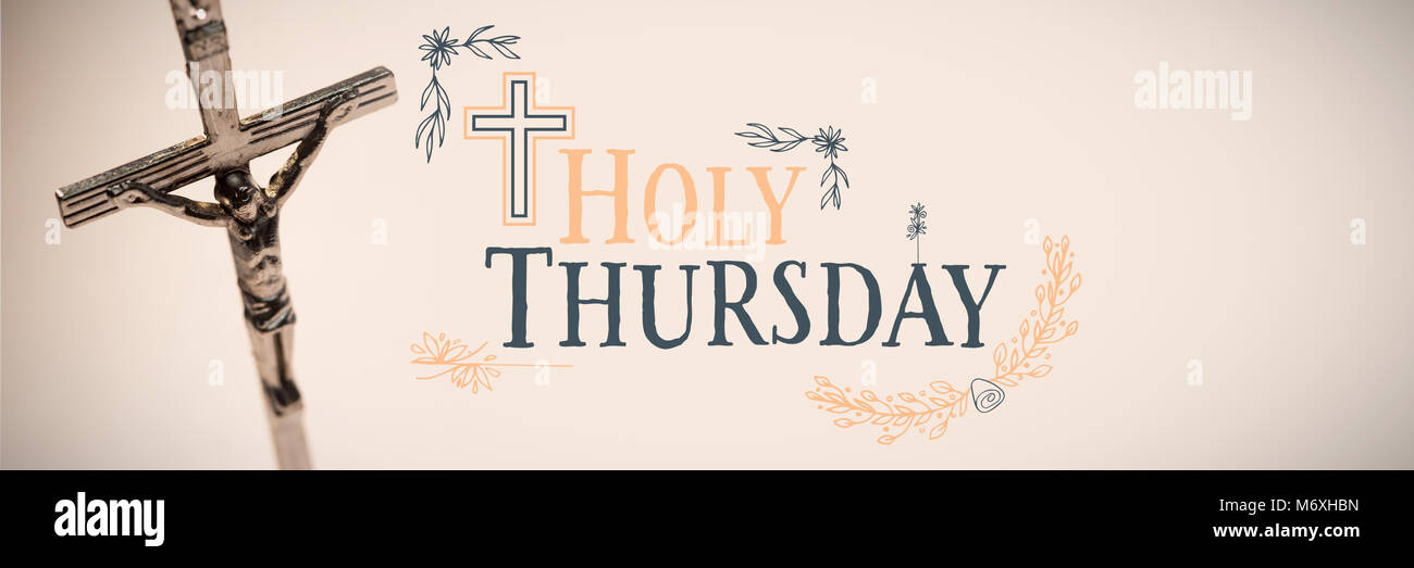 Composite image of easter message Stock Photo - Alamy