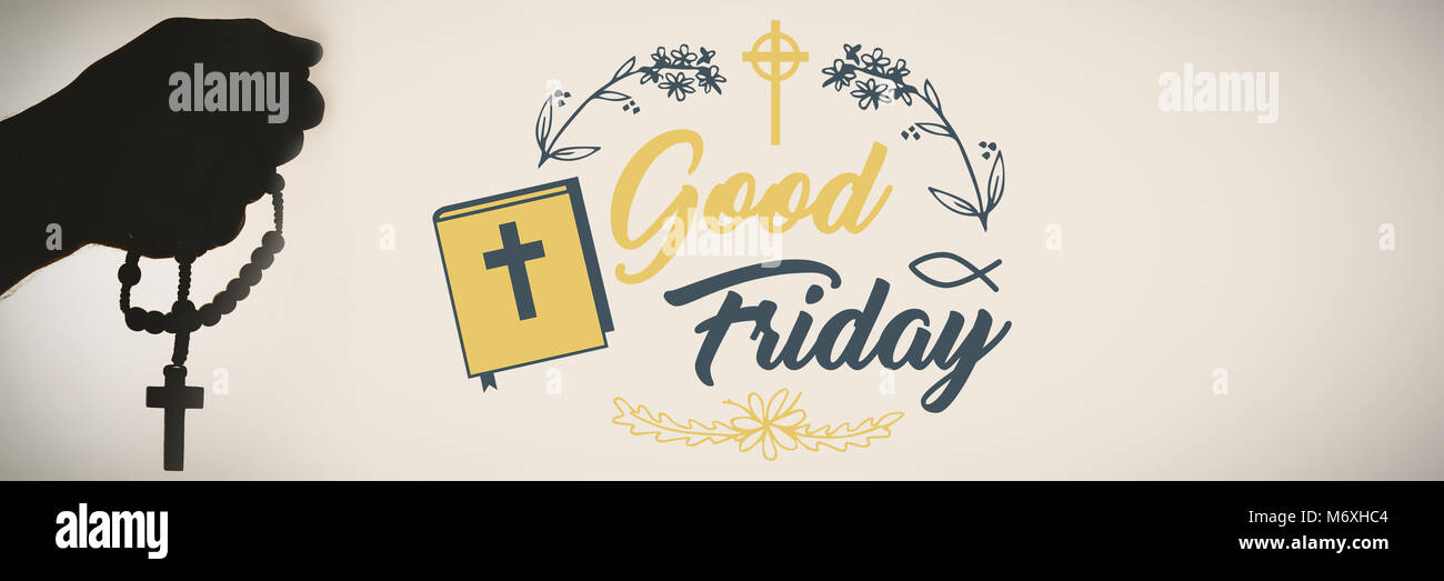 Composite image of easter message Stock Photo - Alamy