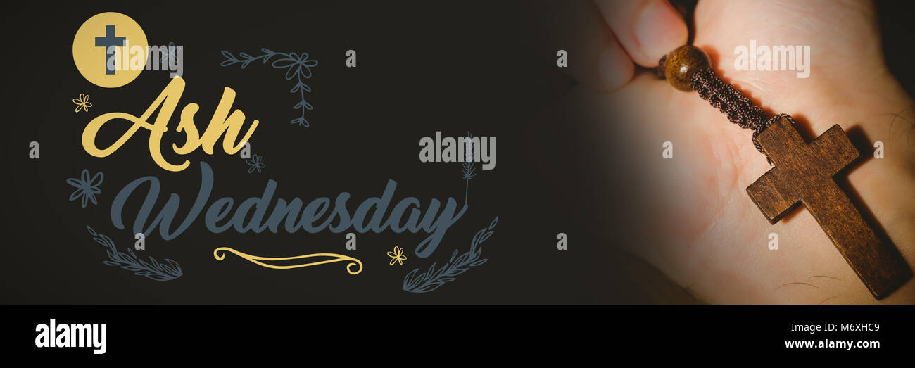 Composite image of easter message Stock Photo - Alamy