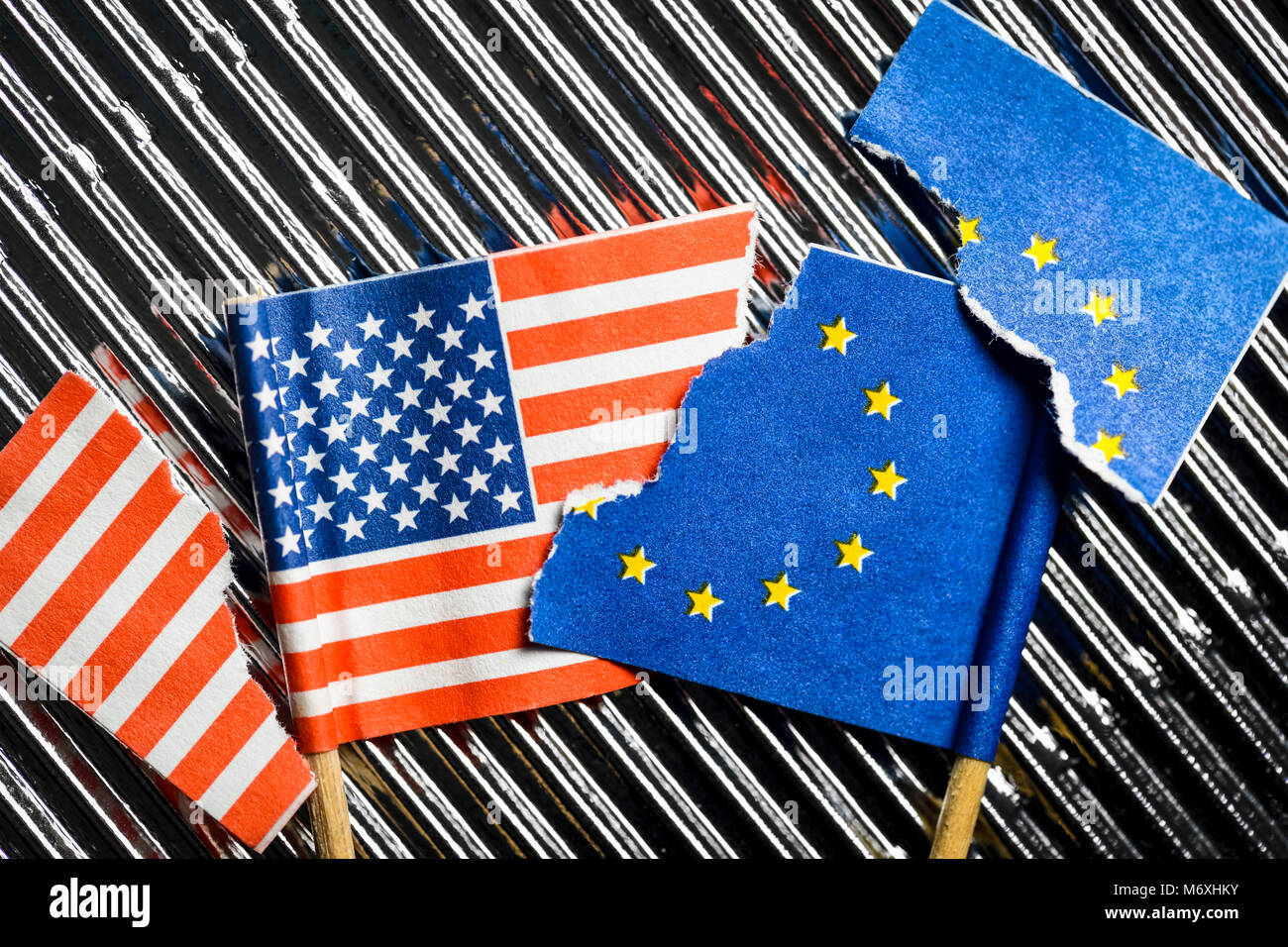 War torn flag hi-res stock photography and images - Alamy