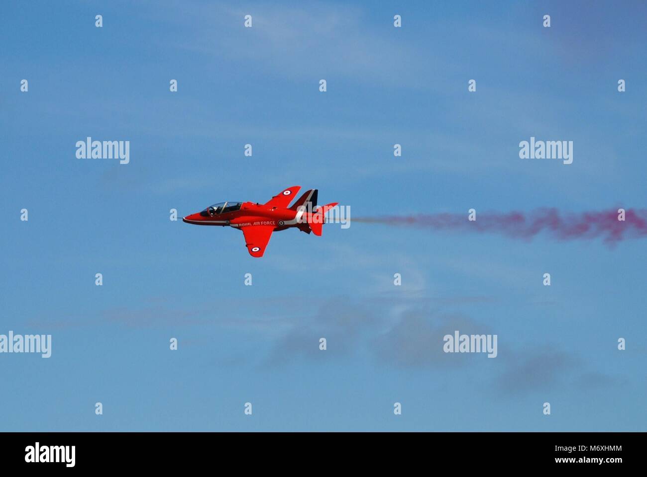 Royal Air Force aerobatic display team The Red Arrows perform at the ...