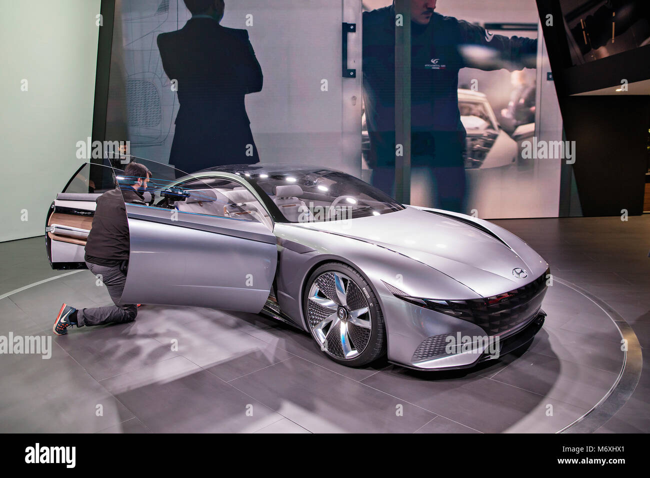 Hyundai Auto Vision Concept Stock Photo - Alamy