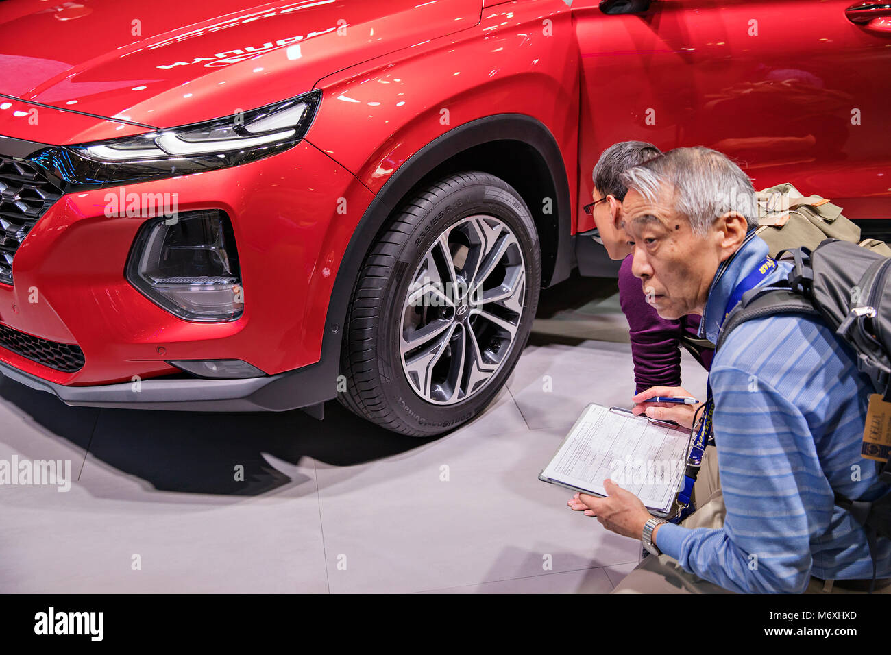 Hyundai Sante Fe Stock Photo - Alamy
