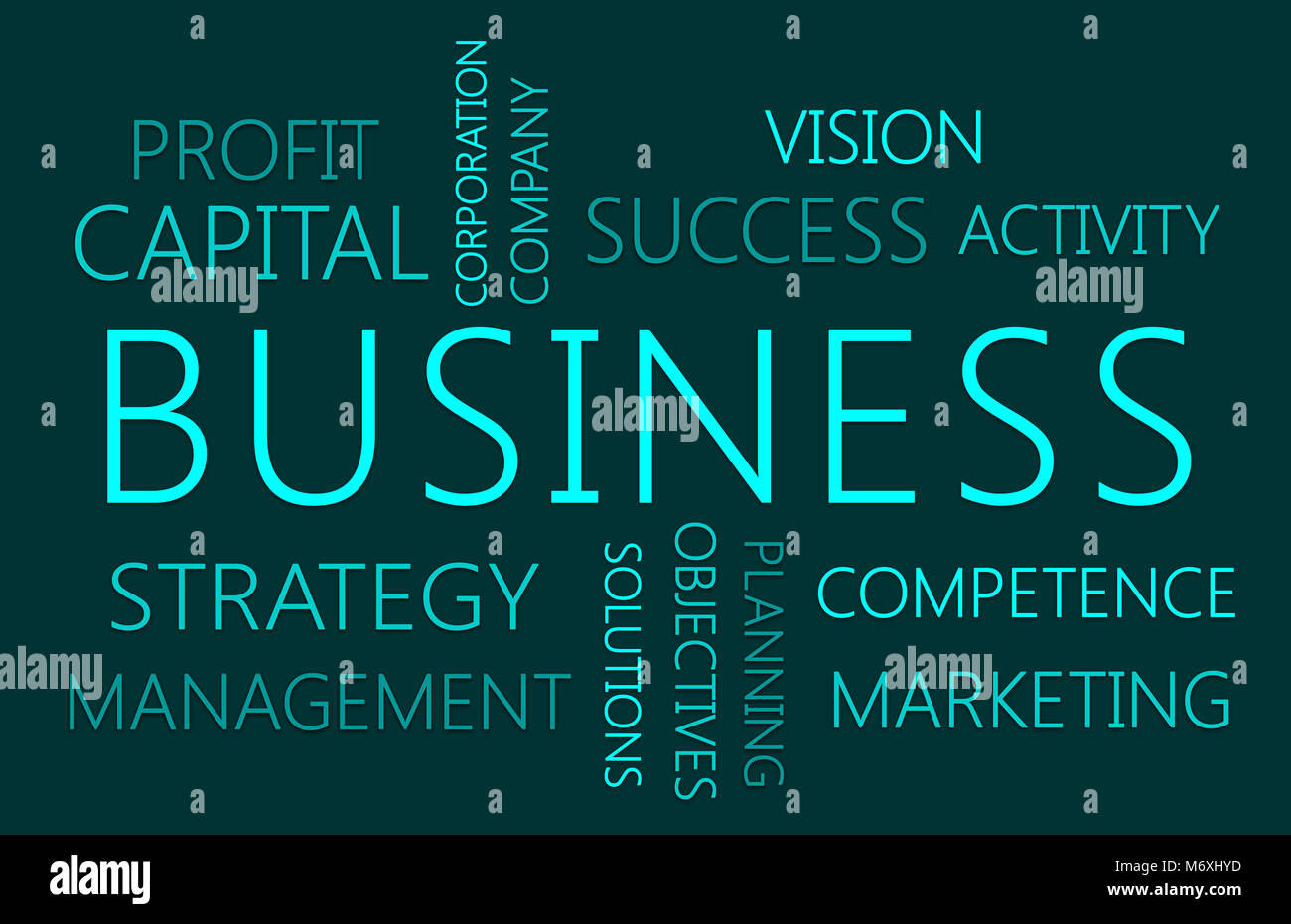Business word cloud hi-res stock photography and images - Alamy