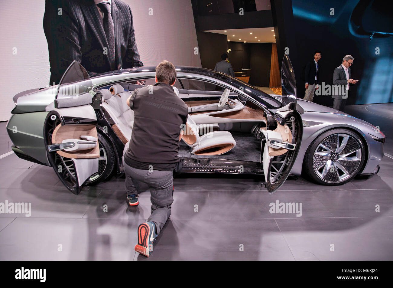 Hyundai Auto Vision Concept Stock Photo - Alamy