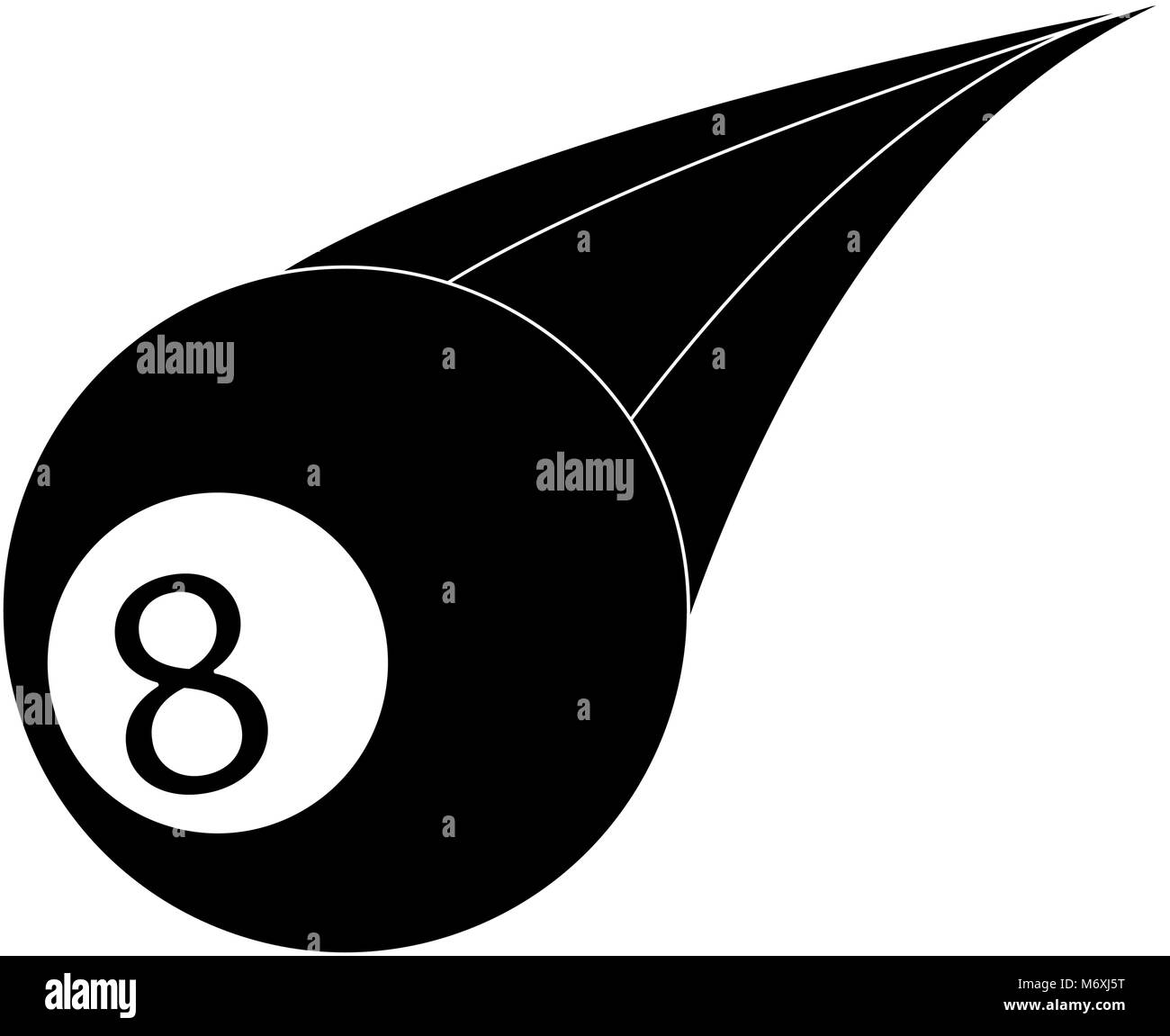 Pool game eight ball Black and White Stock Photos & Images - Alamy