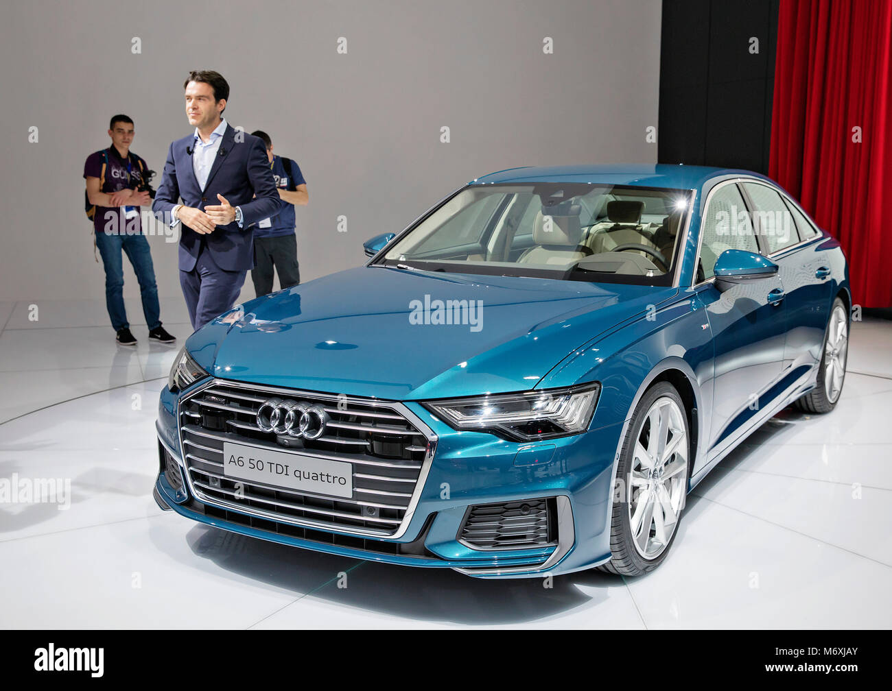 Audi A6 50 TDI quattro Stock Photo - Alamy