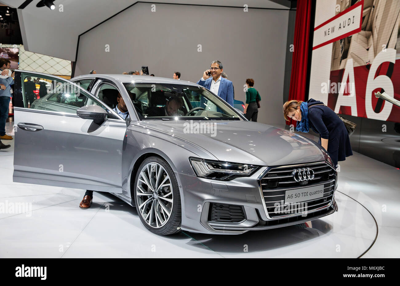 Audi A6 50 TDI quattro Stock Photo - Alamy