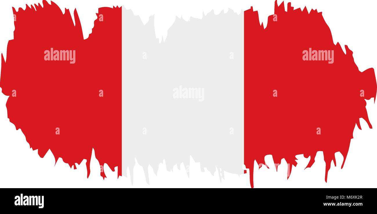 Peru flag, vector illustration Stock Vector Image & Art - Alamy