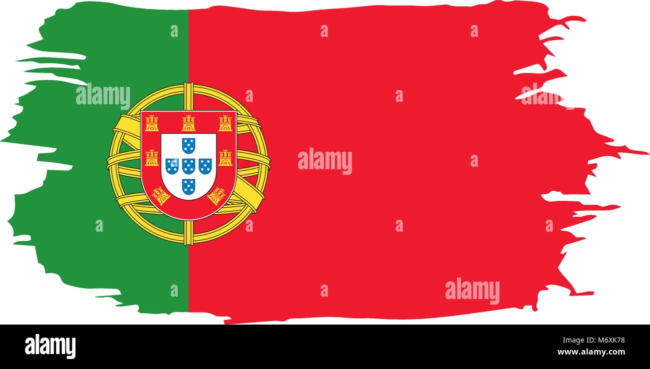 Portugal flag, vector illustration Stock Vector Image & Art - Alamy