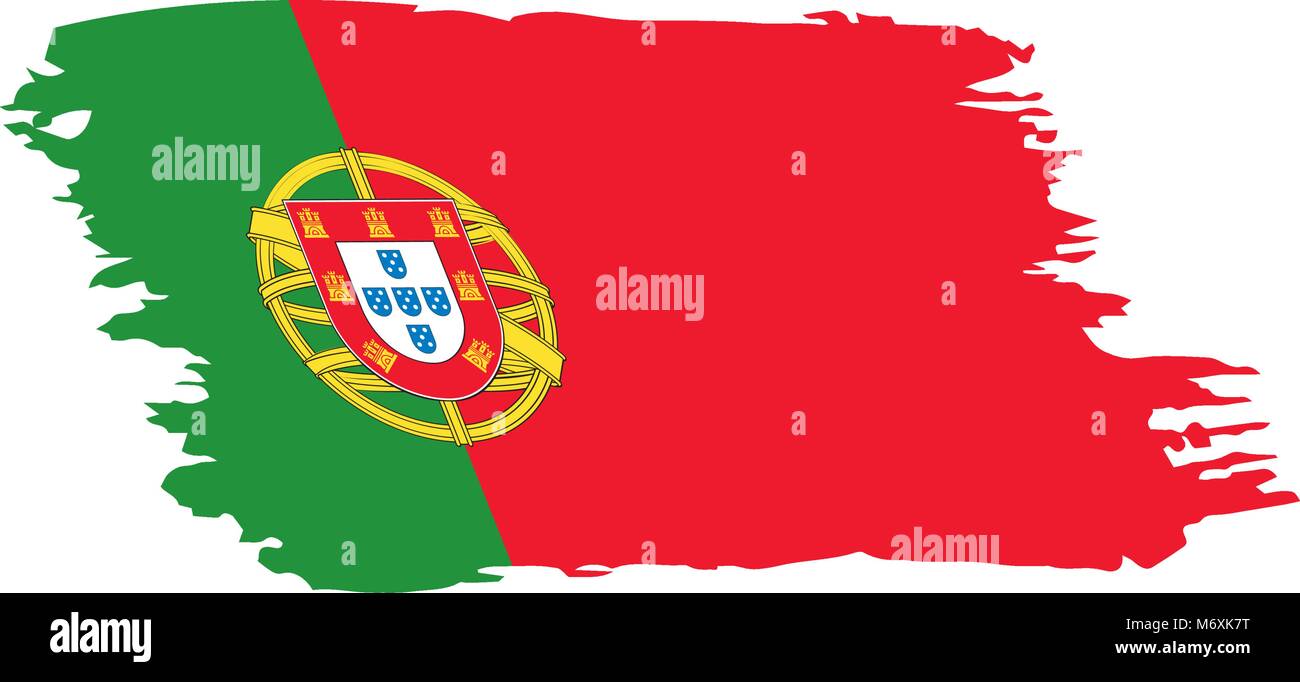 Portugal flag, vector illustration Stock Vector Image & Art - Alamy