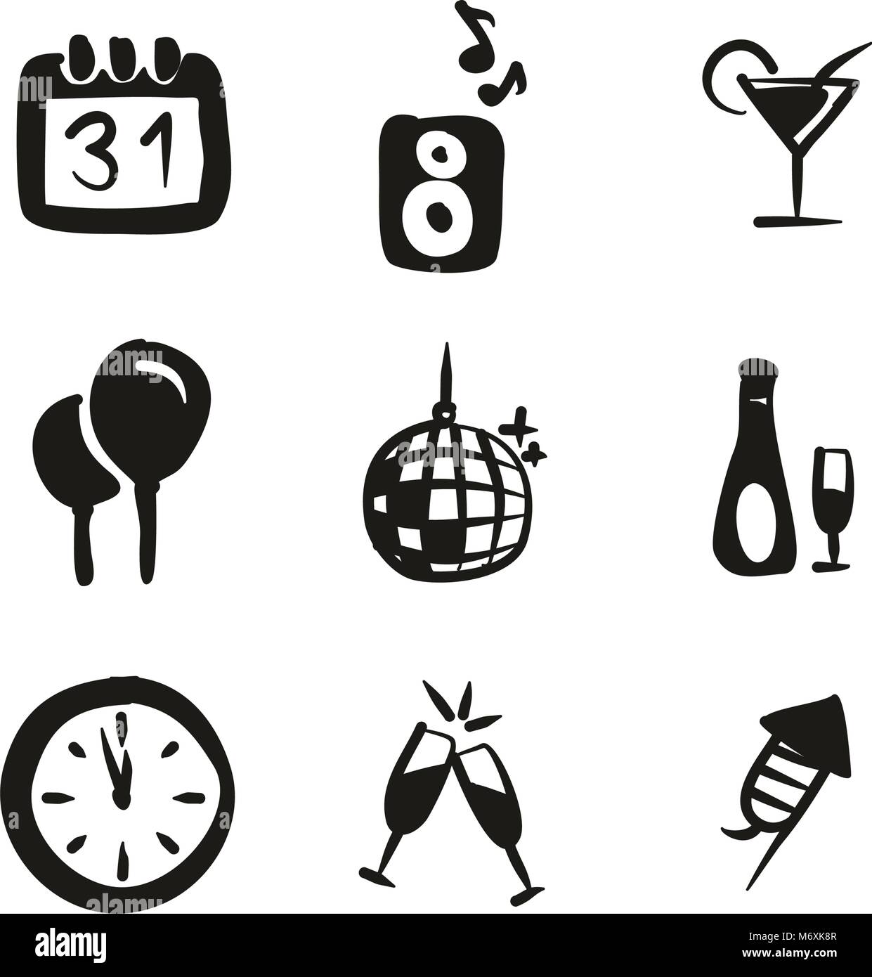 Social icons 2020 Stock Vector Images - Alamy