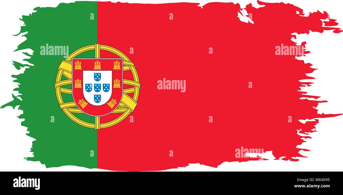 Portugal flag, vector illustration Stock Vector Image & Art - Alamy