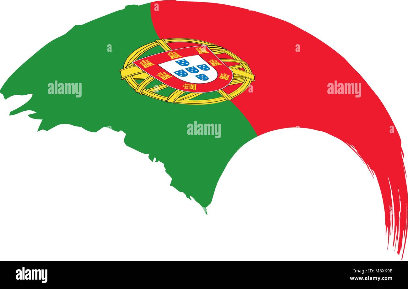 Portugal brush stroke Stock Vector Images - Alamy